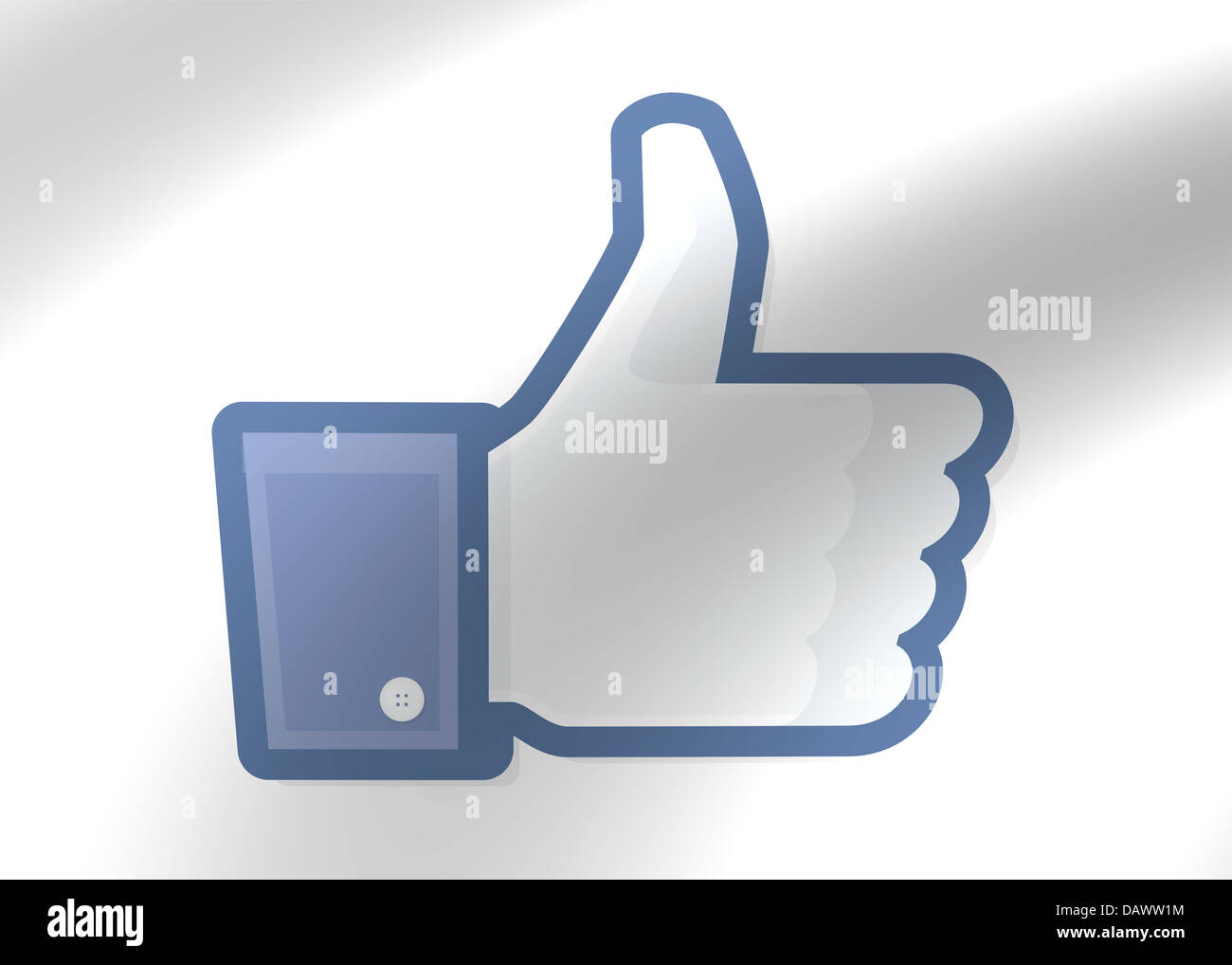 Facebook logo come icona di simbolo bandiera emblema Foto stock - Alamy
