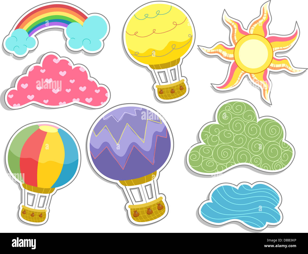 Disegni di mongolfiere immagini e fotografie stock ad alta risoluzione ...