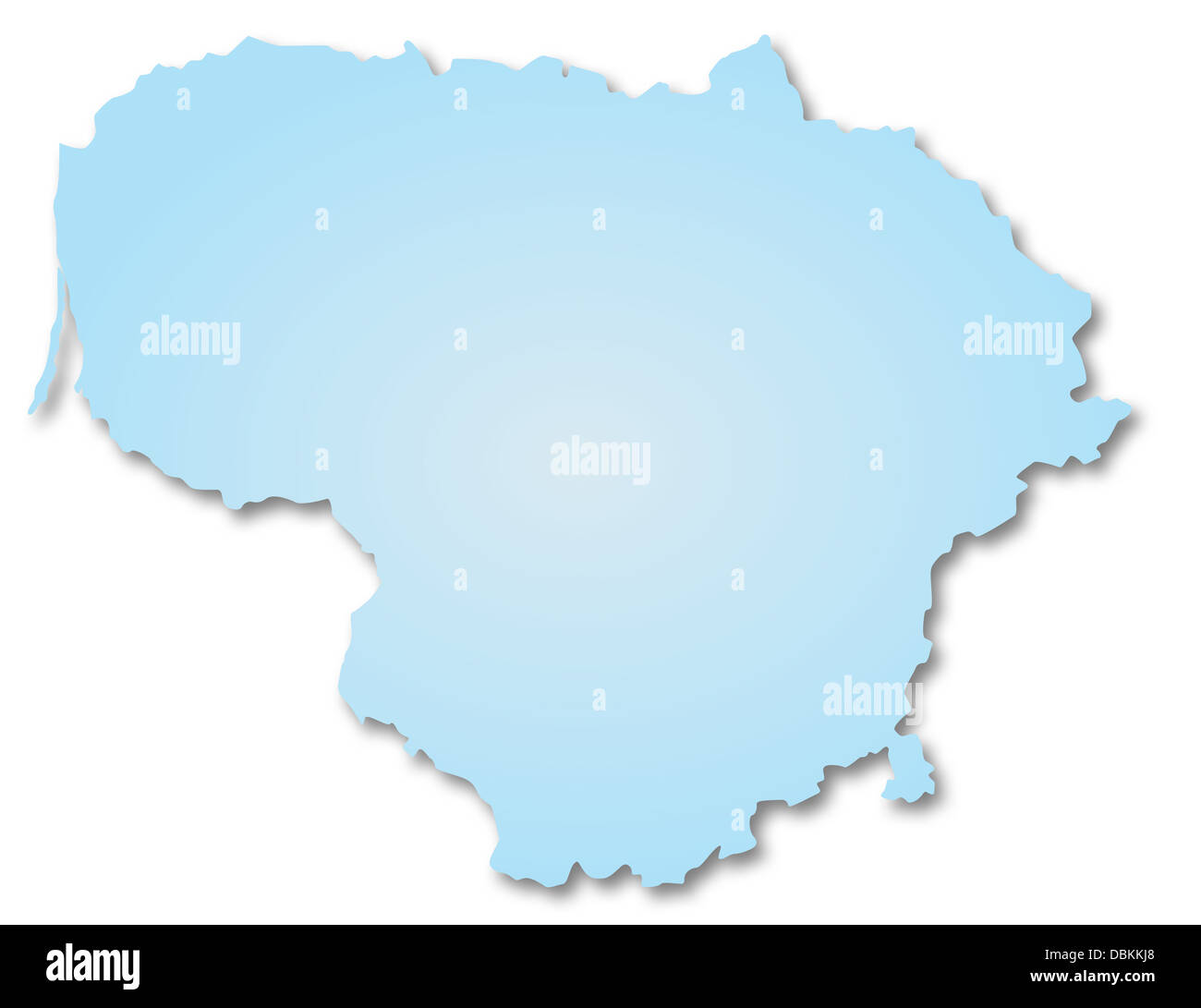 Mappa della lituania immagini e fotografie stock ad alta risoluzione ...