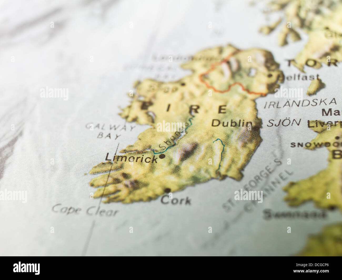 Mappa di limerick immagini e fotografie stock ad alta risoluzione - Alamy
