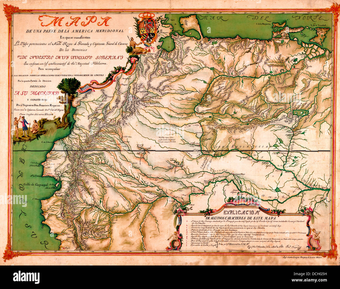 Map of south america immagini e fotografie stock ad alta risoluzione ...