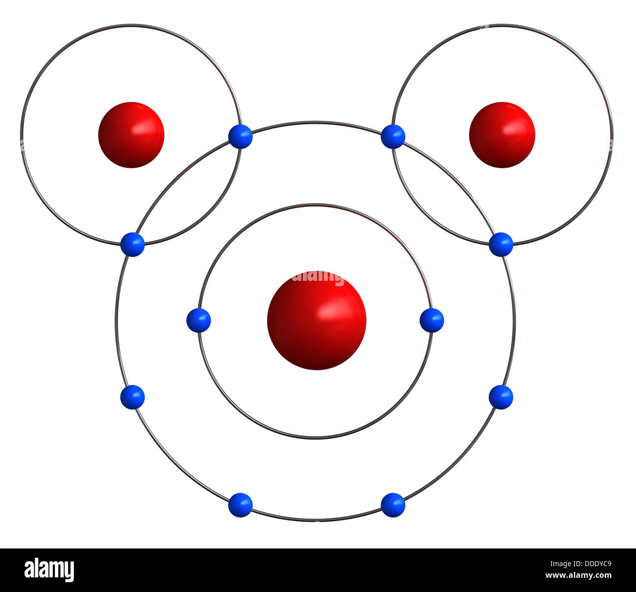 Water molecule structure immagini e fotografie stock ad alta ...