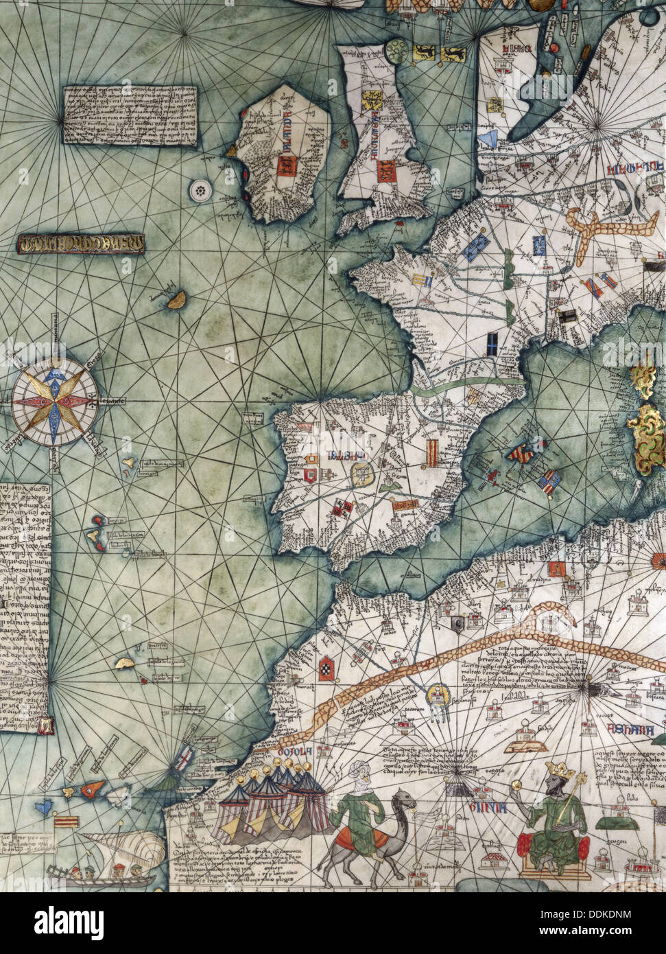 Mappa antica della catalogna immagini e fotografie stock ad alta ...