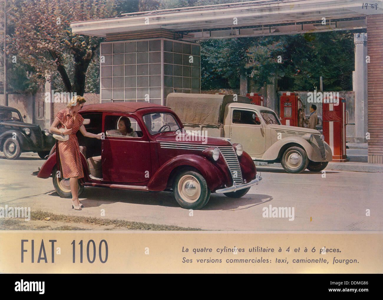 Fiat automobile poster car advertising immagini e fotografie stock ad ...
