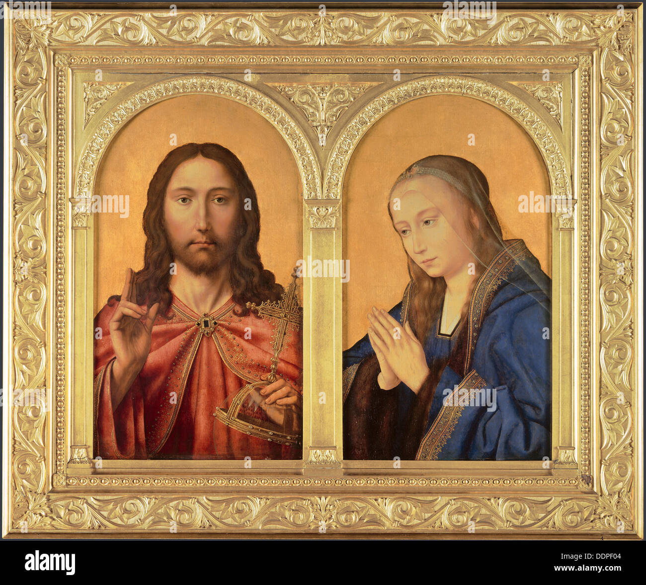 Vergine e cristo come salvator mundi immagini e fotografie stock ad ...