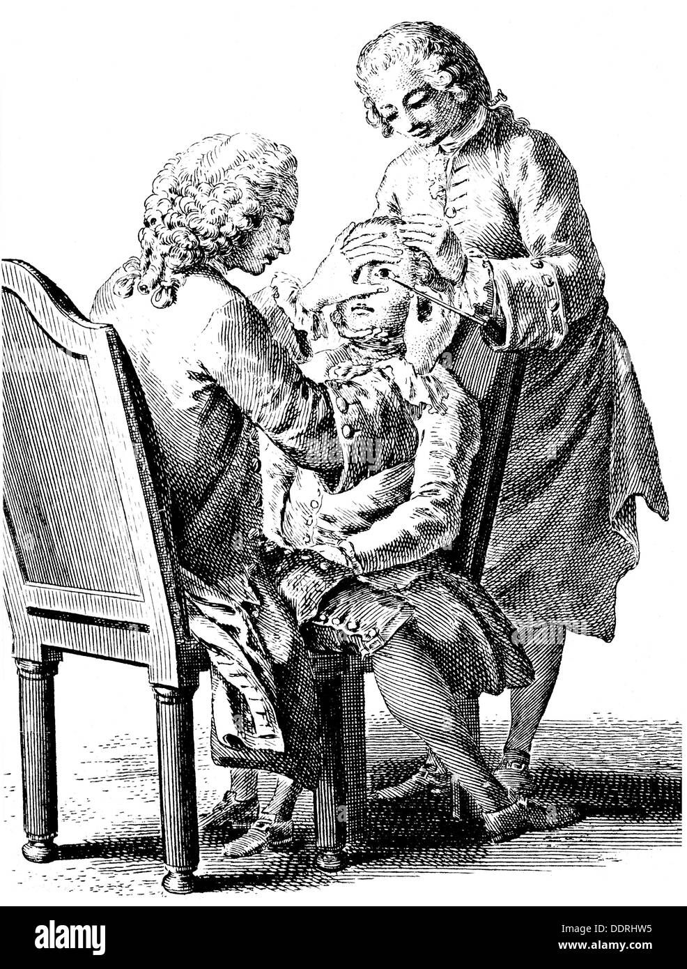 Oftalmologia degli occhi Foto e Immagini Stock in Bianco e Nero - Alamy