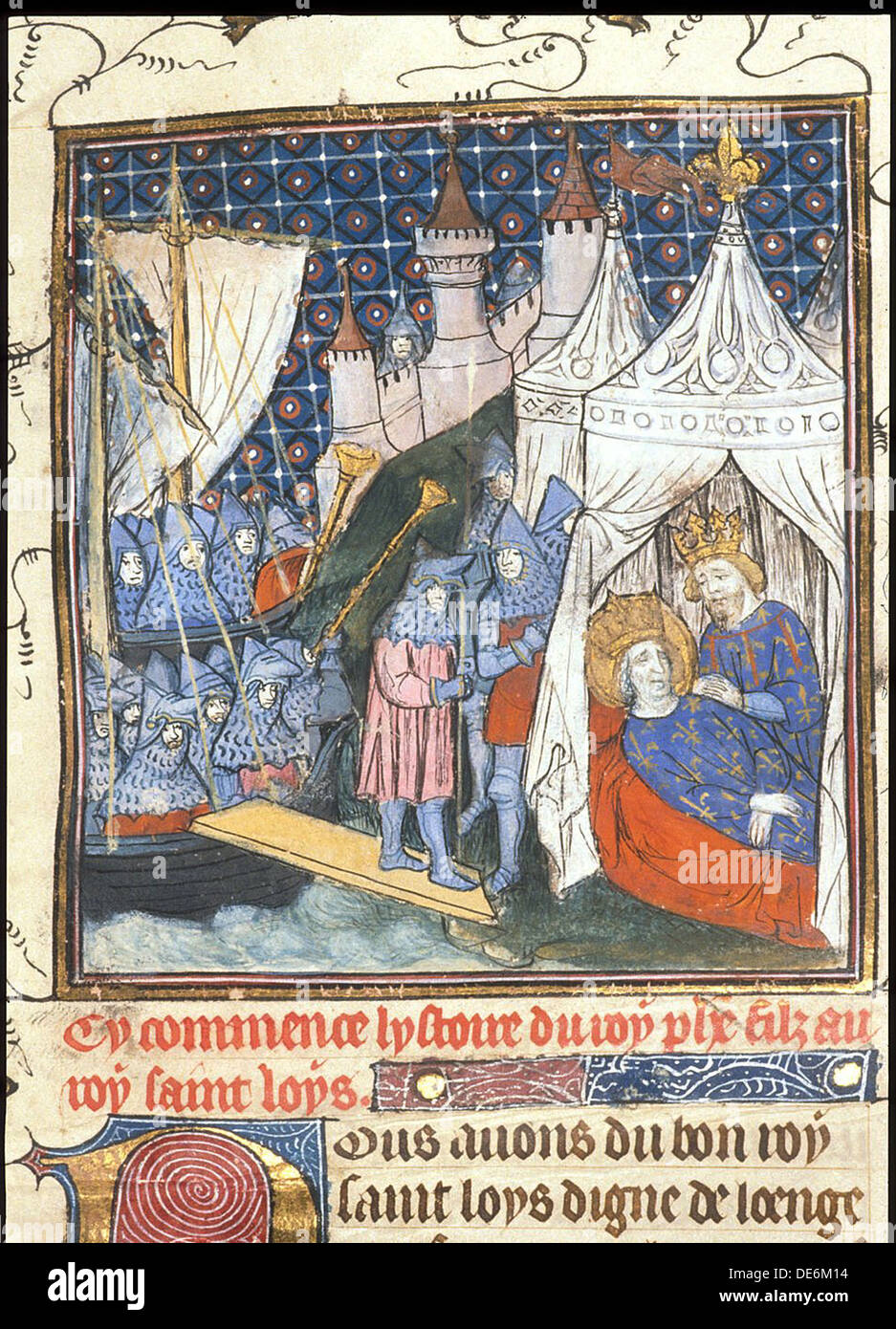 Saint Louis morì durante la sua seconda crociata a Tunisi (dall ...