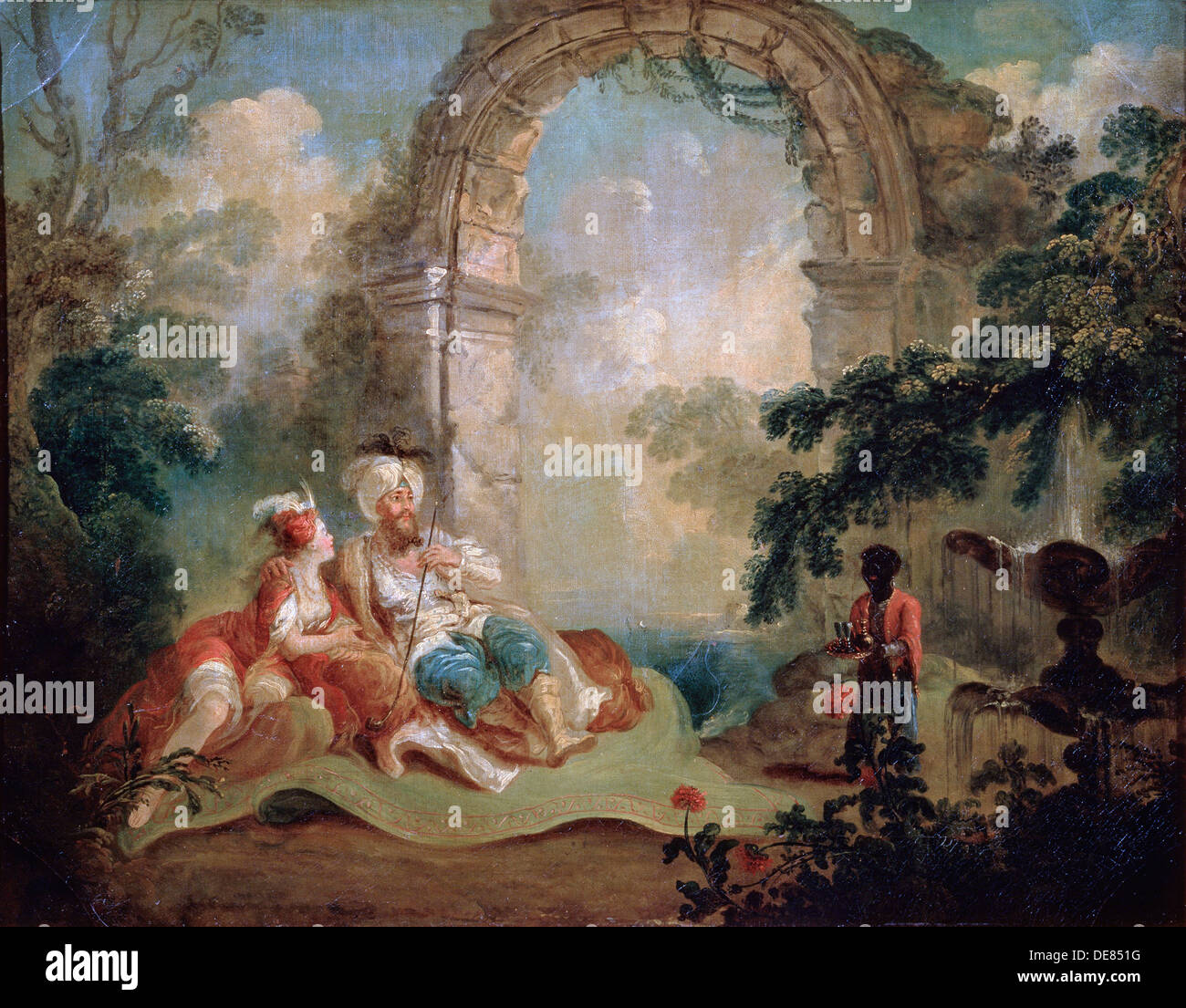 Reclining odalisque immagini e fotografie stock ad alta risoluzione - Alamy
