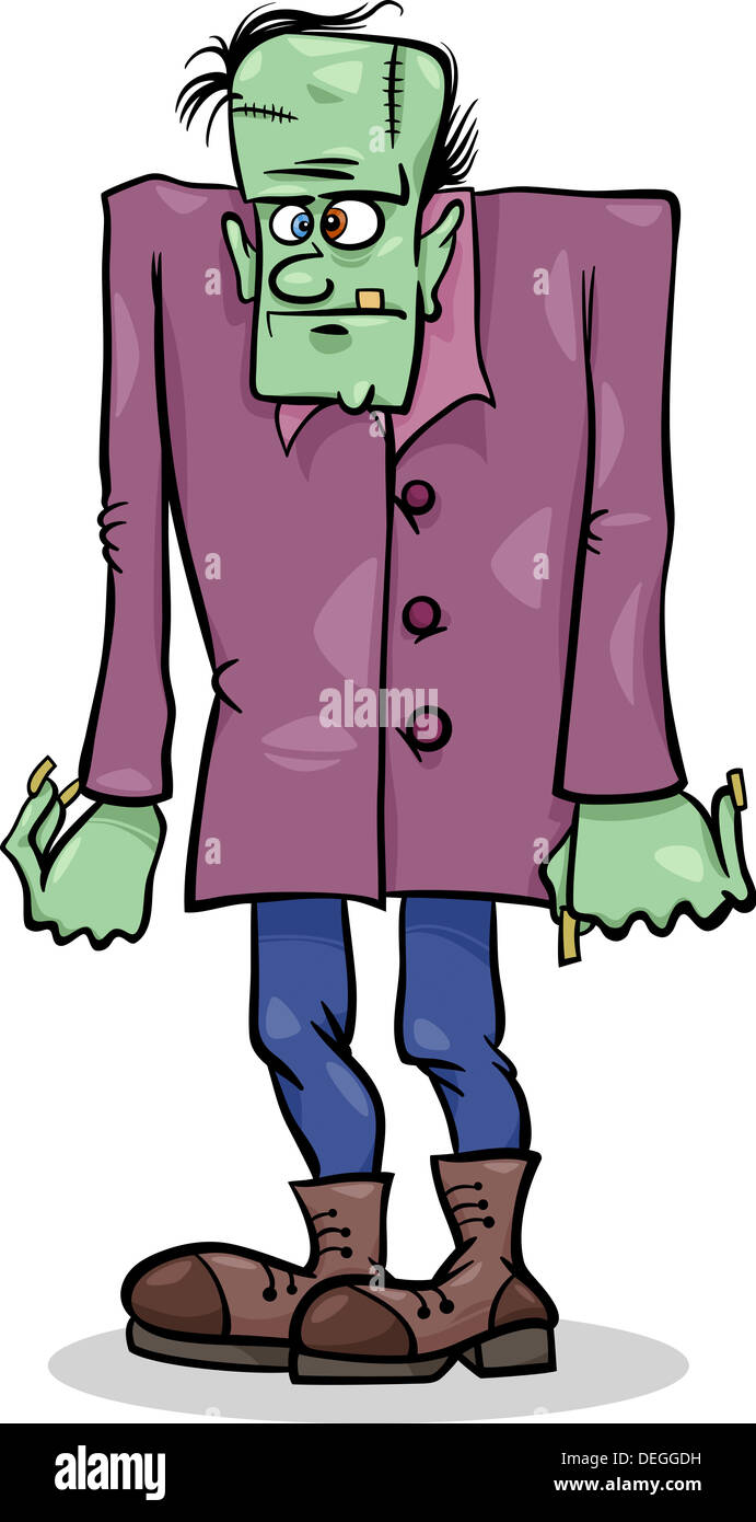 Cartone Animato Mostro Di Frankenstein