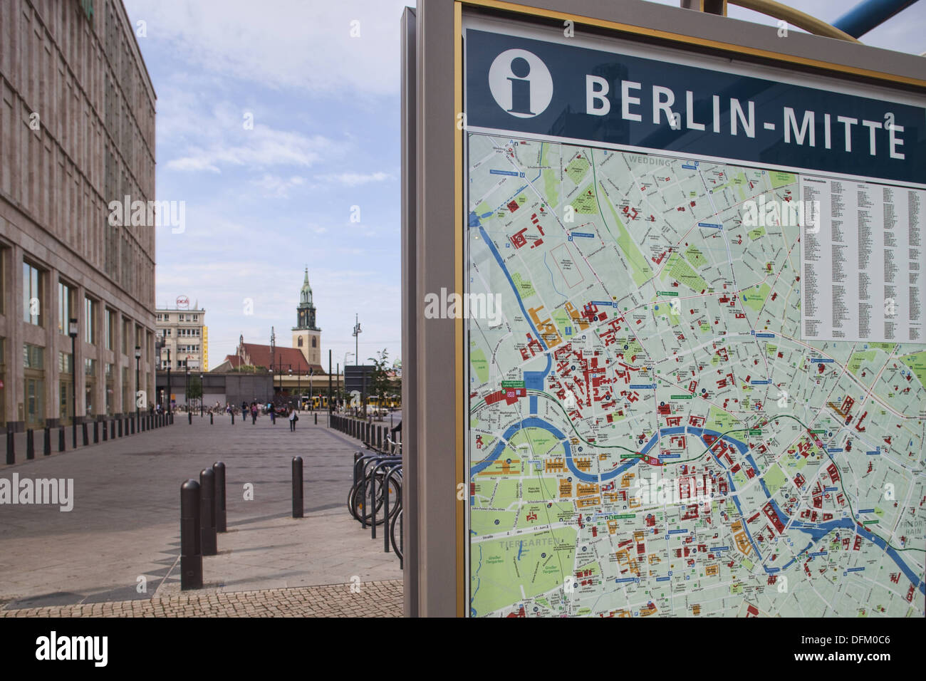 Mappa di berlino mitte immagini e fotografie stock ad alta risoluzione ...