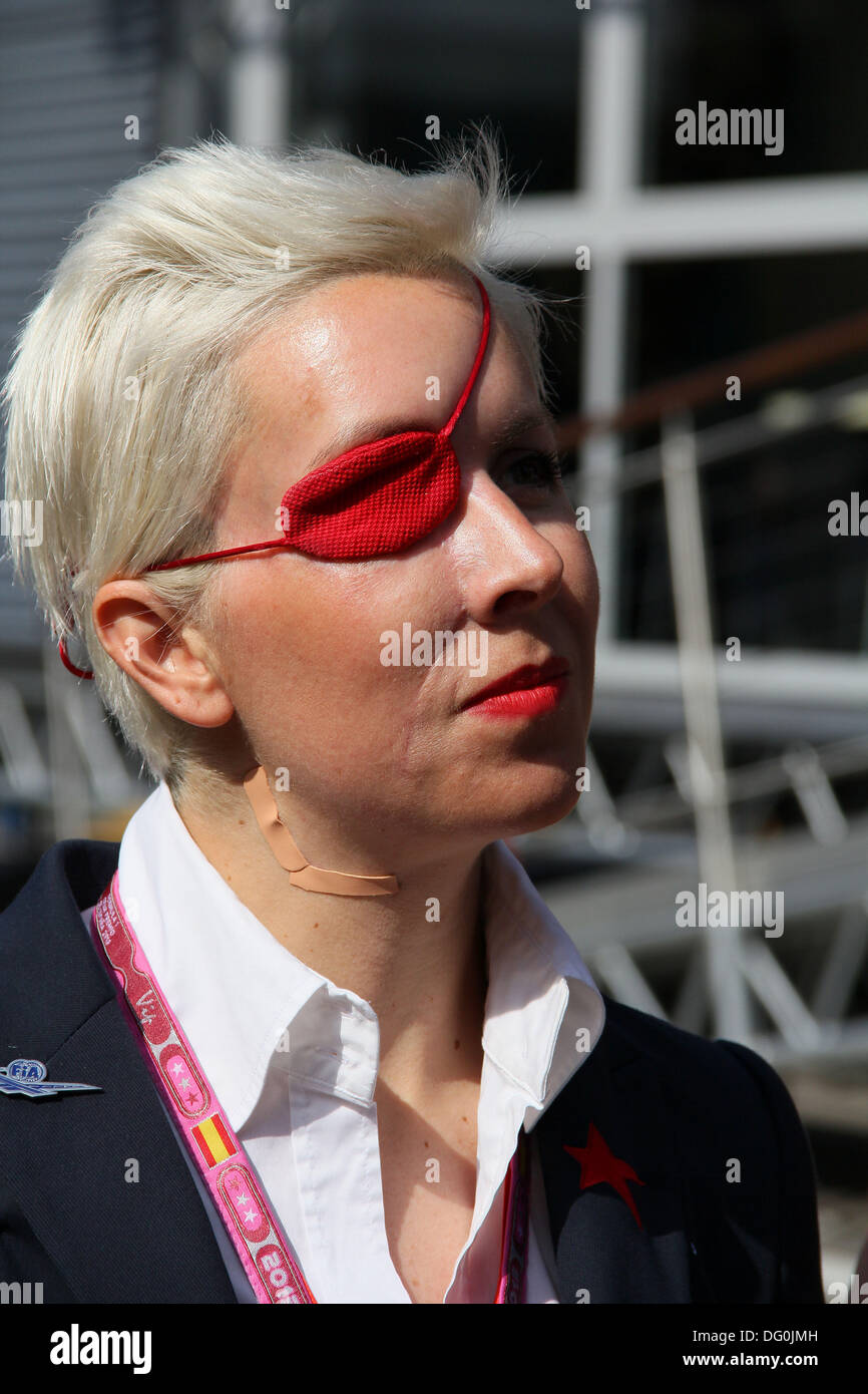 (File) Maria De Villota, raffigurato durante il periodo della Formula ...