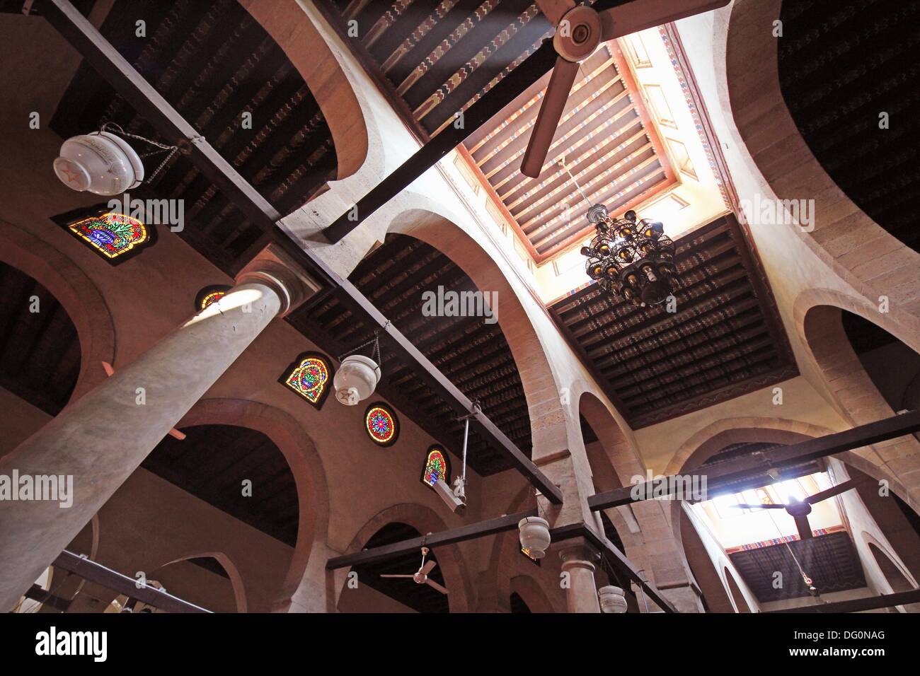 Interior al azhar mosque cairo egypt immagini e fotografie stock ad ...