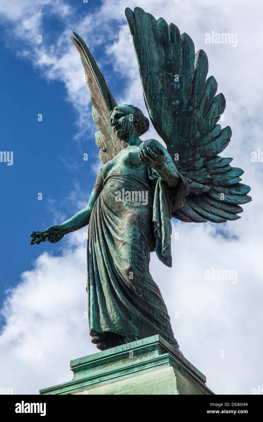 Statua dell'Angelo della Pace sul memorial a Edward VII, noto come il ...