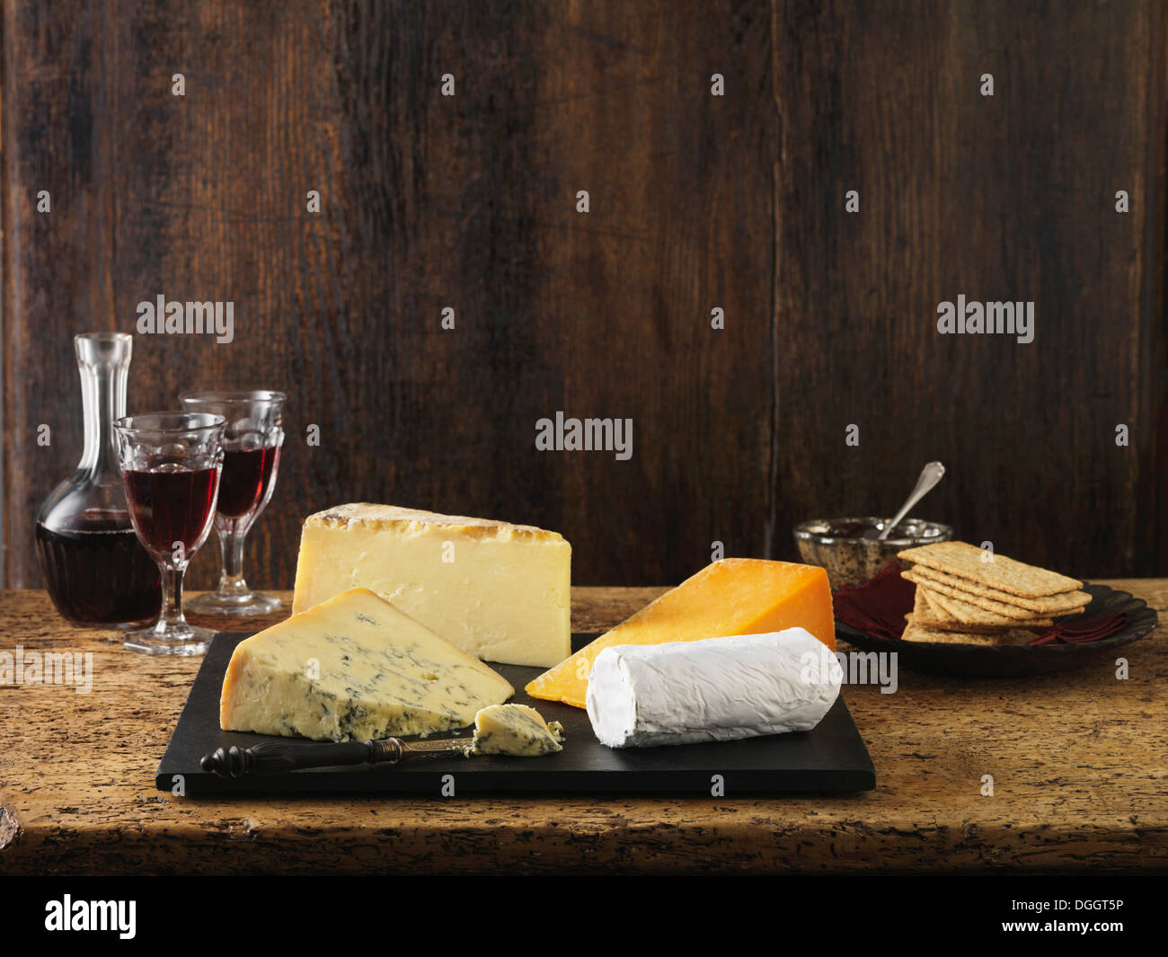 Specialità di formaggi di Natale la selezione. Stilton, formaggio di ...