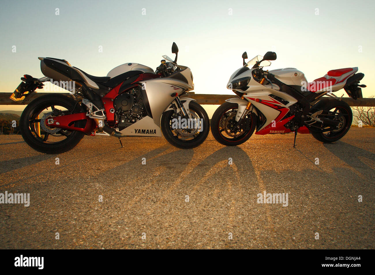 Yamaha motorcycles immagini e fotografie stock ad alta risoluzione - Alamy