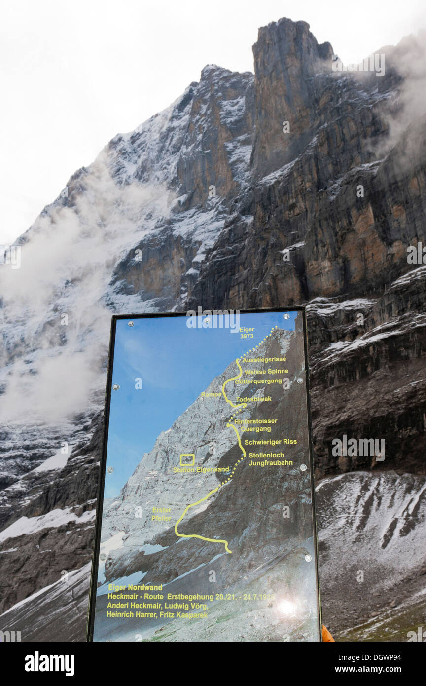 Eiger map immagini e fotografie stock ad alta risoluzione - Alamy