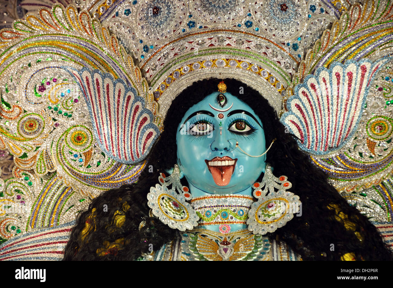 Goddess kali kolkata india immagini e fotografie stock ad alta ...