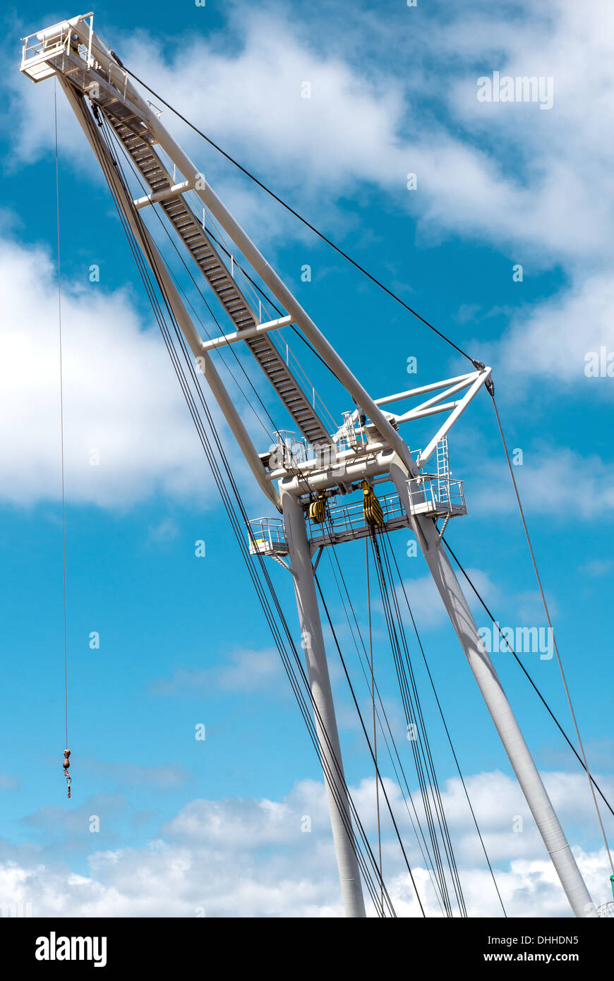 Gru pesante della chiatta immagini e fotografie stock ad alta ...