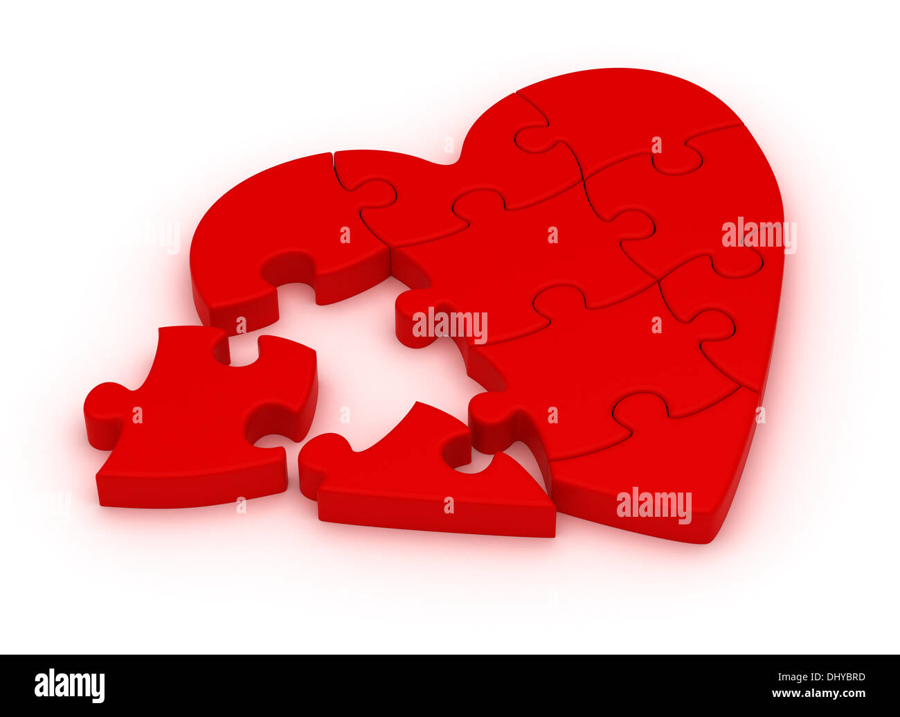 Incomplete heart puzzle immagini e fotografie stock ad alta risoluzione ...