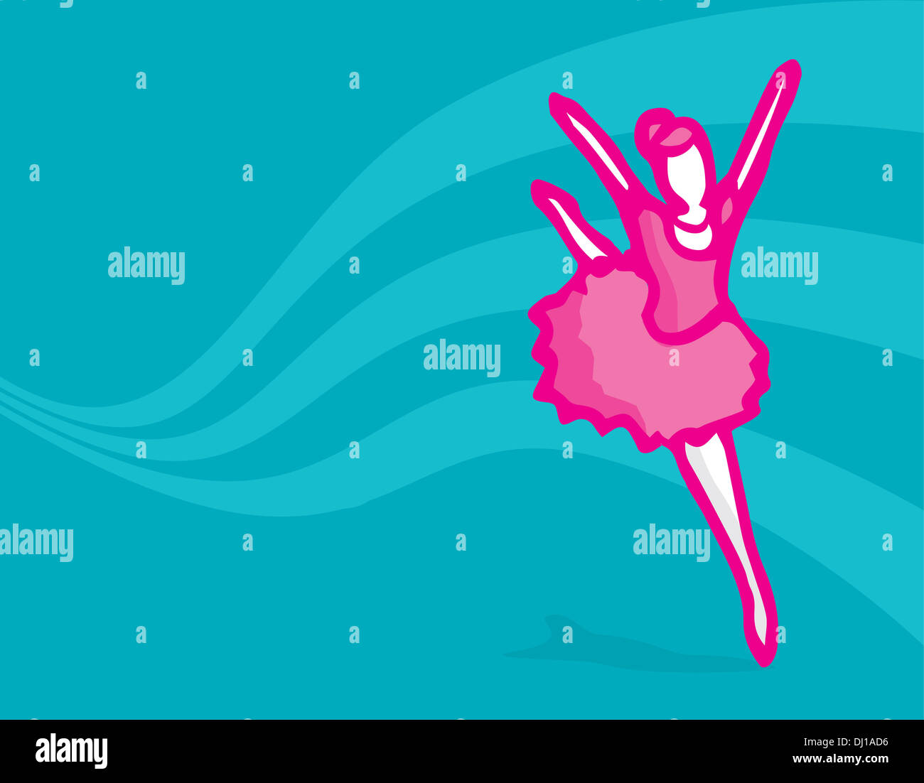 Ballerina cartoni immagini e fotografie stock ad alta risoluzione - Alamy