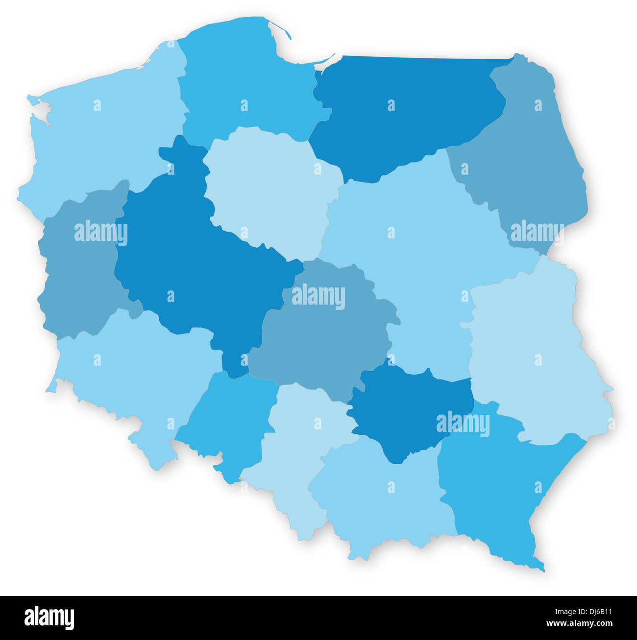 Mappa della polonia immagini e fotografie stock ad alta risoluzione - Alamy