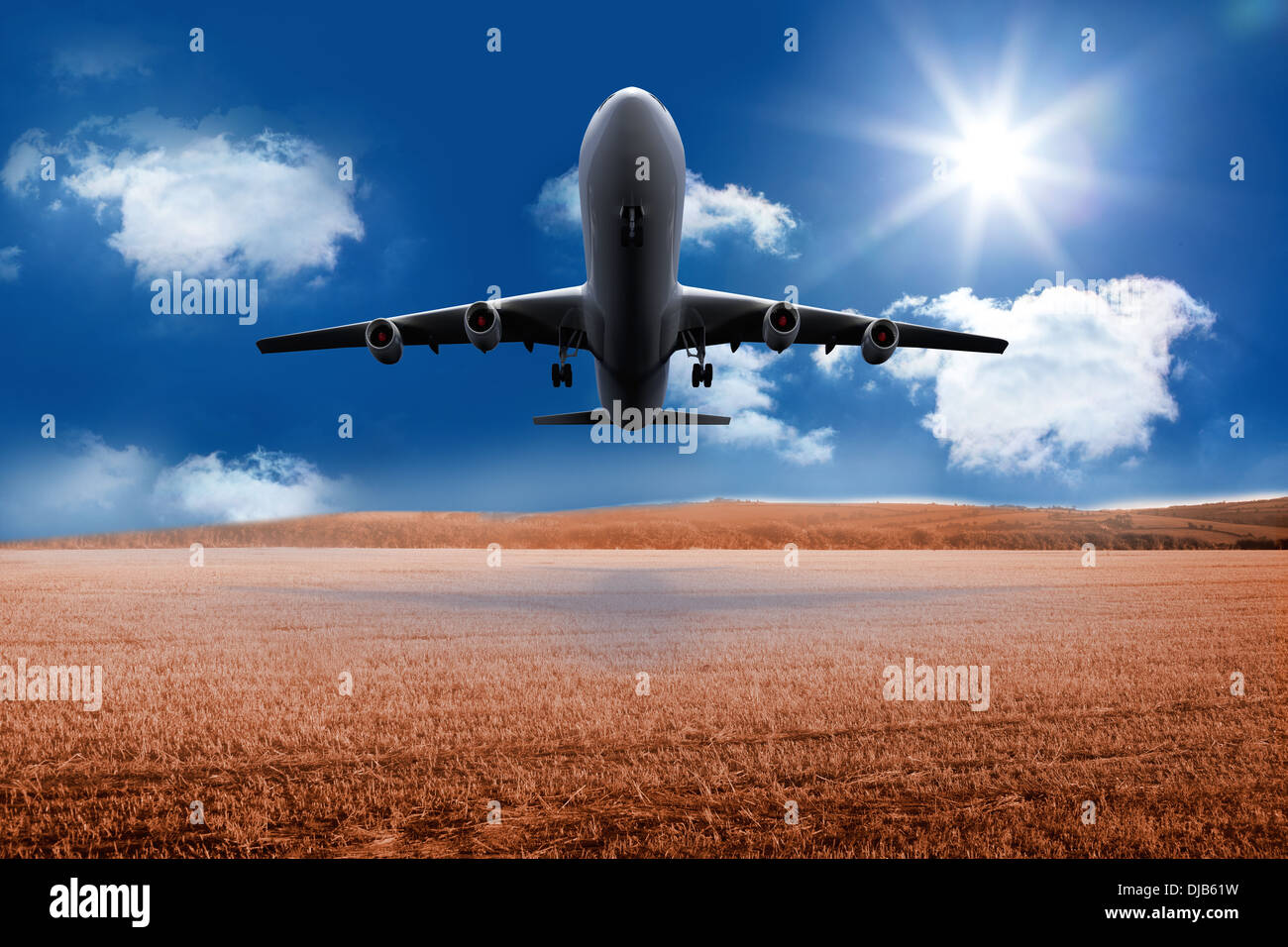 Aereo in decollo aereo immagini e fotografie stock ad alta risoluzione ...