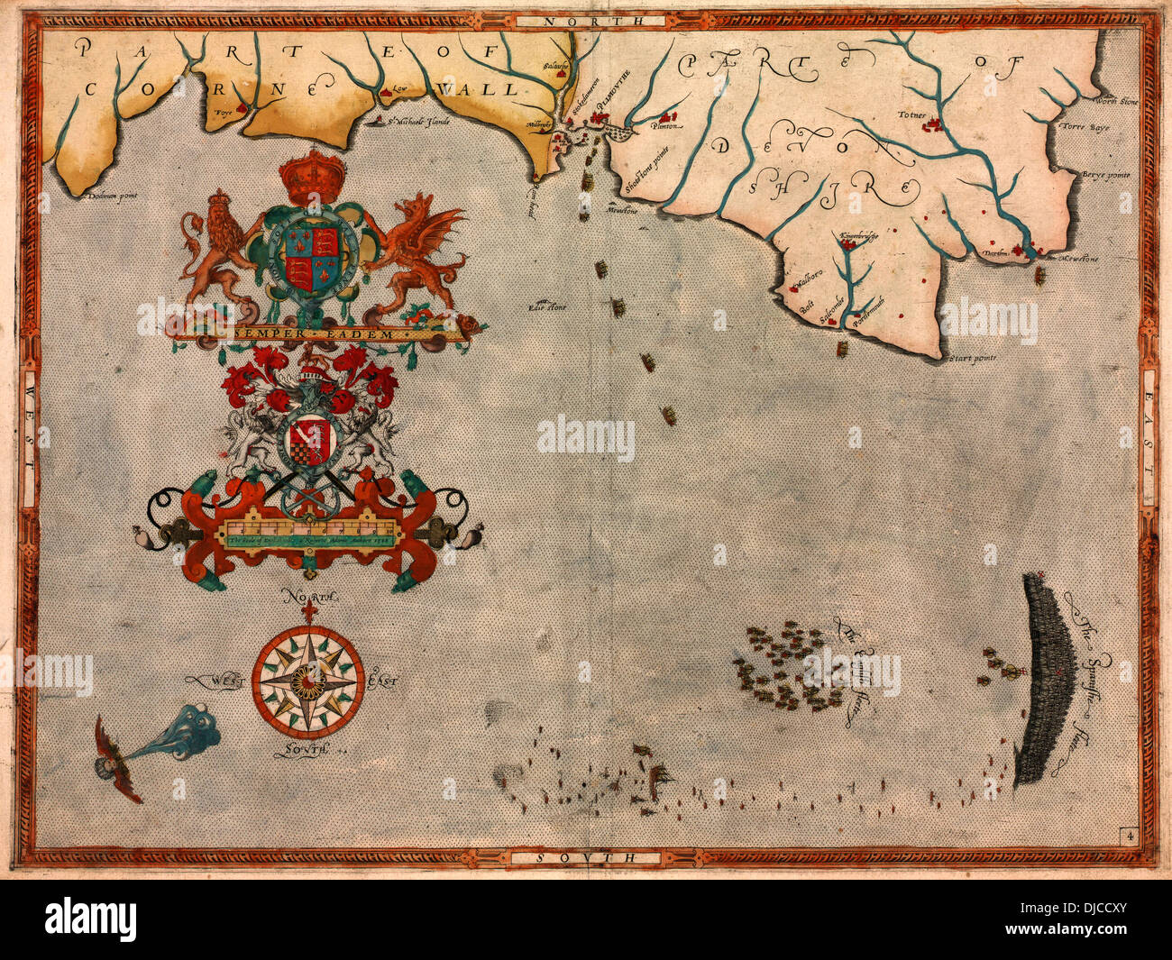 Mappa mappa inghilterra immagini e fotografie stock ad alta risoluzione ...