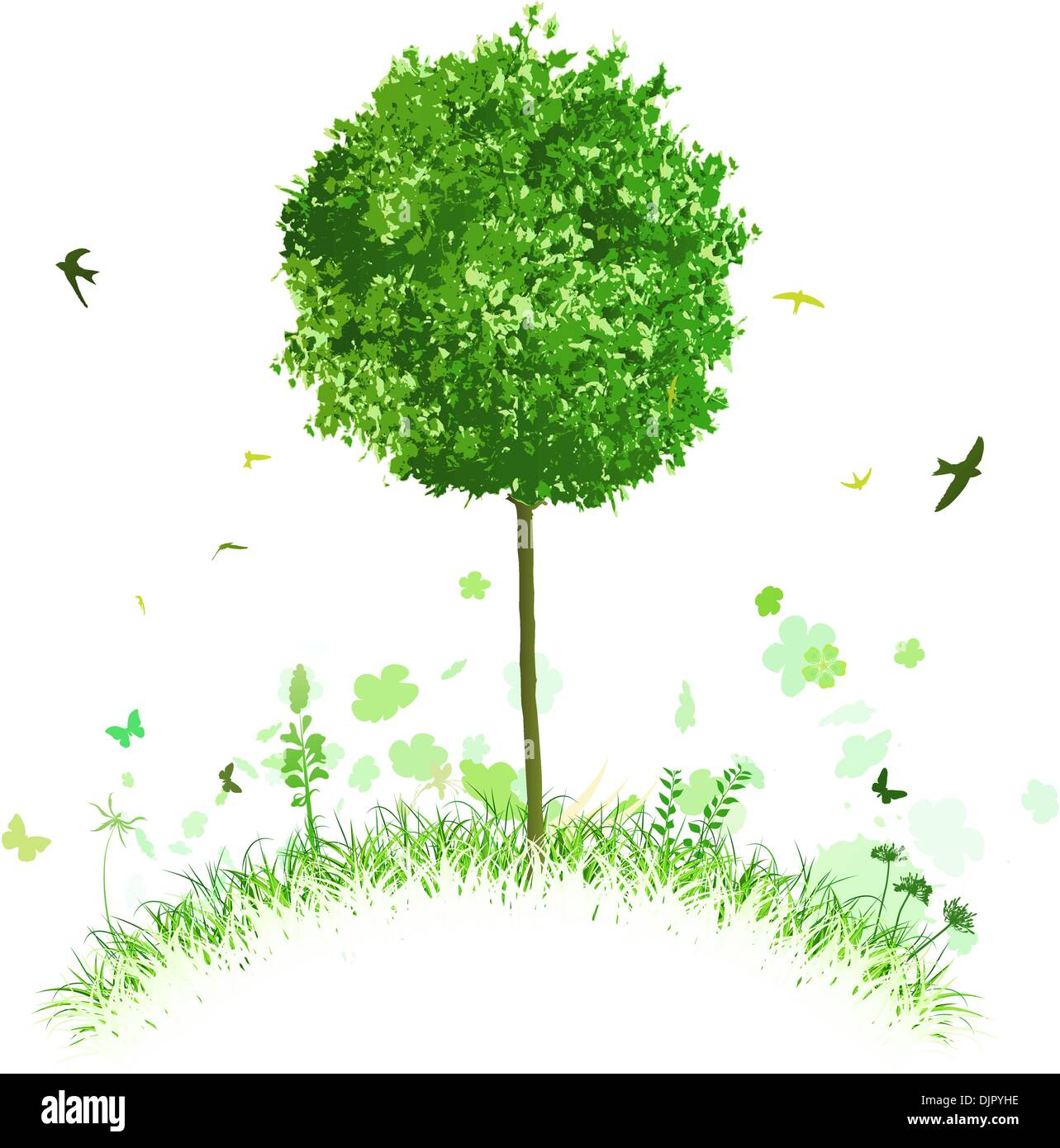 Uccelli stilizzati Immagini Vettoriali Stock - Alamy