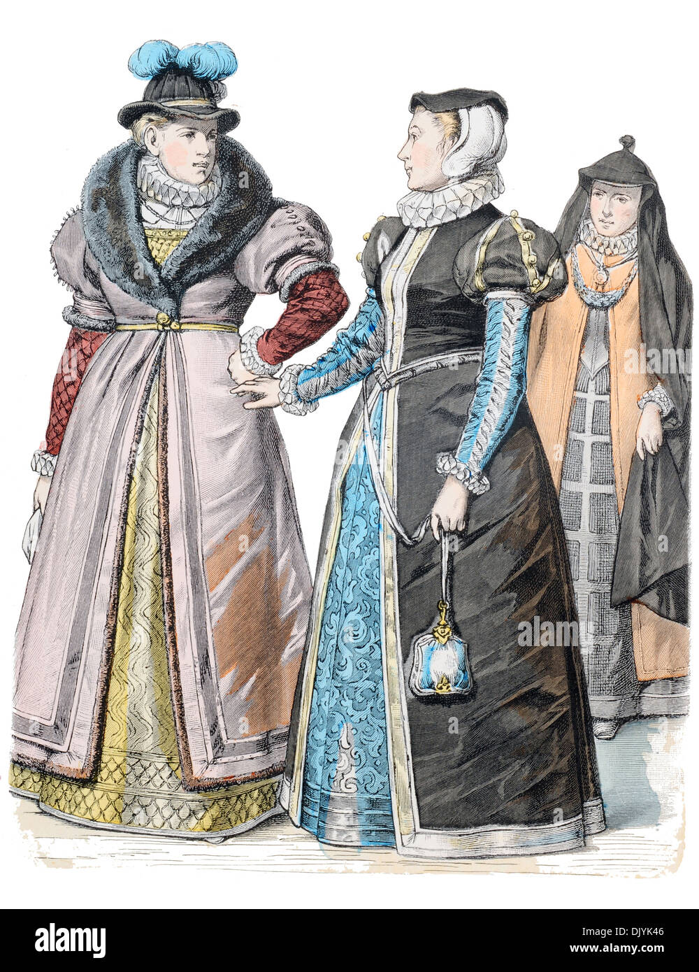 Moda in costume del 1500 immagini e fotografie stock ad alta ...