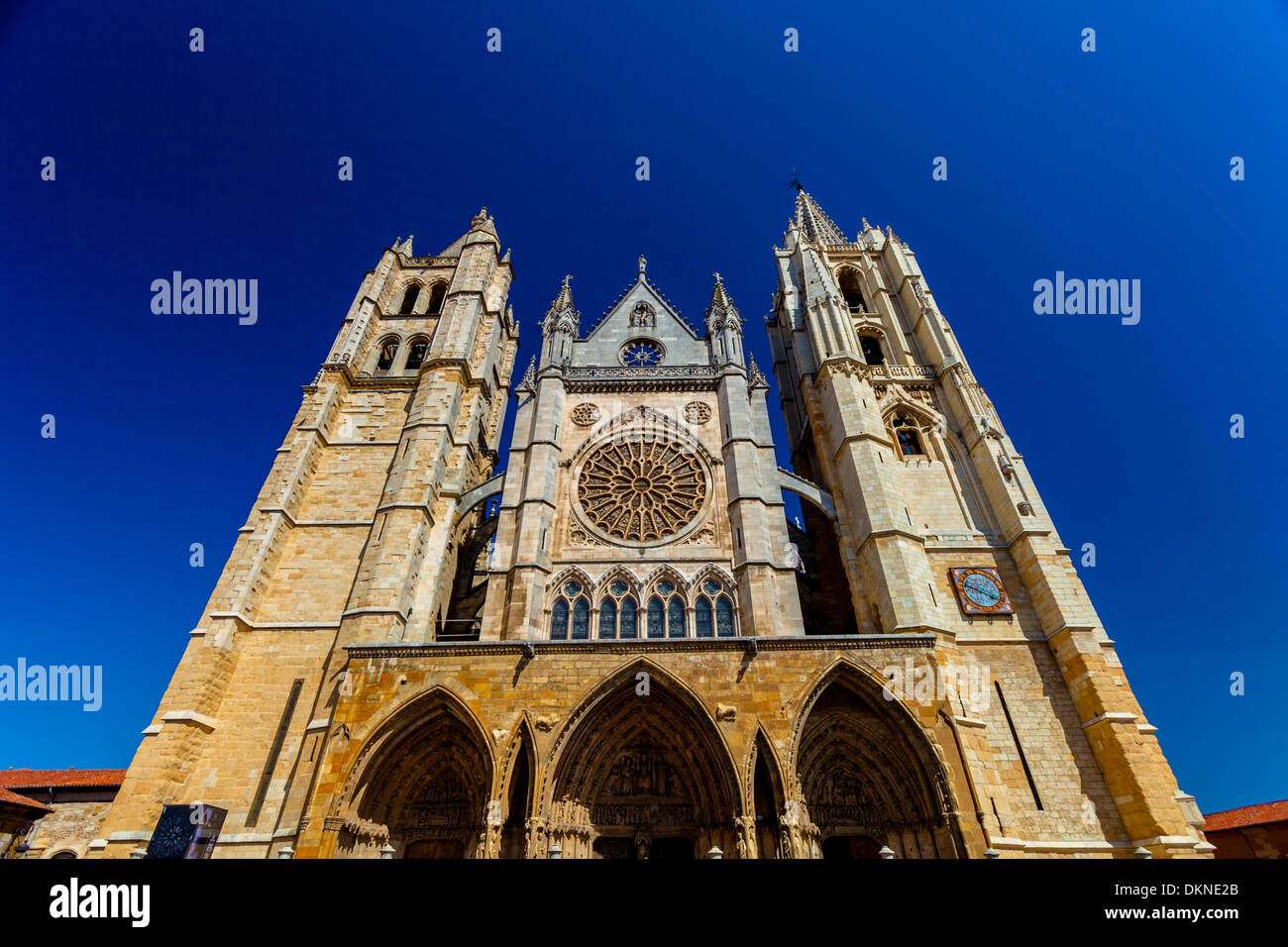 Cattedrale gotica leon castilla leon immagini e fotografie stock ad ...