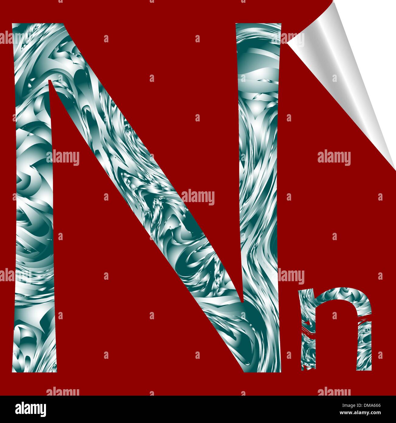 Alfabeto lettera n immagini e fotografie stock ad alta risoluzione - Alamy