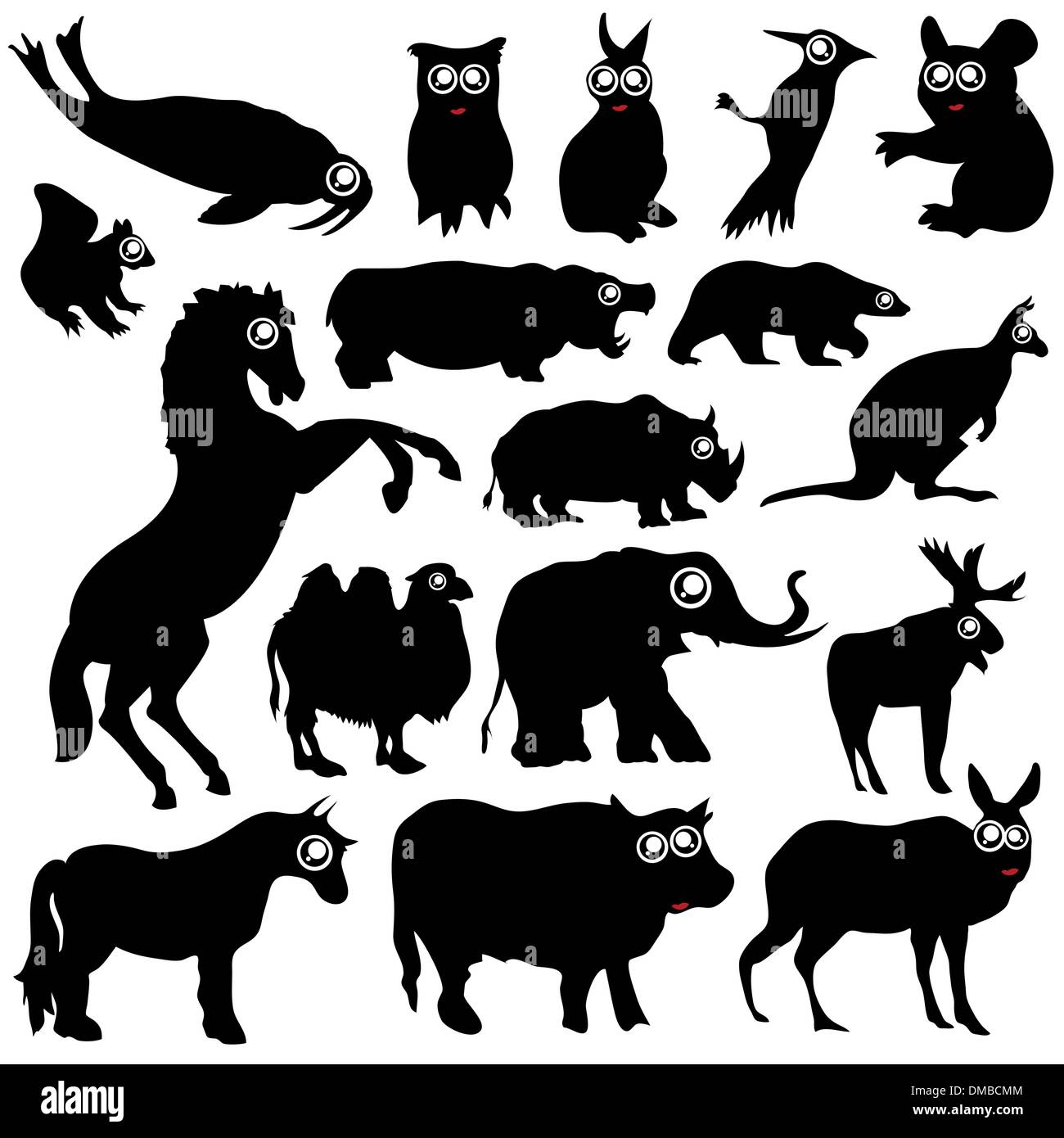 Vari animali Immagini Vettoriali Stock - Alamy