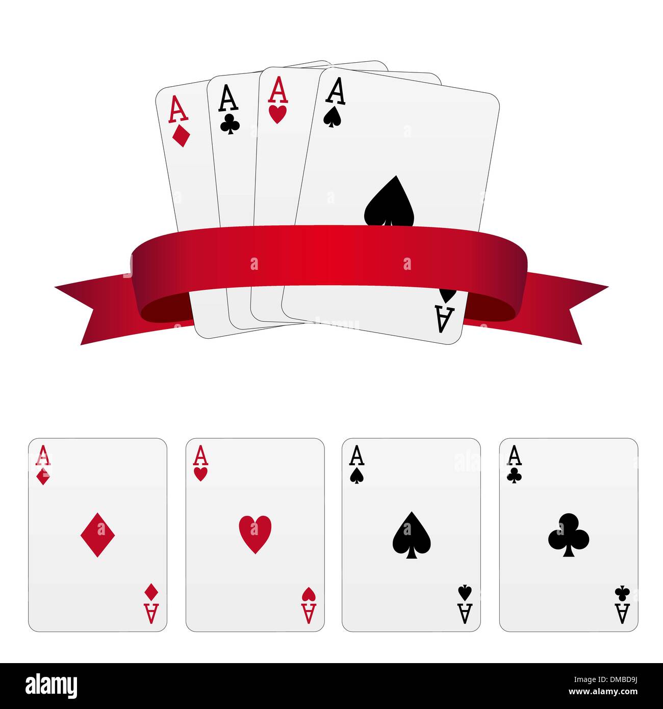 Assi di picche Immagini Vettoriali Stock - Alamy