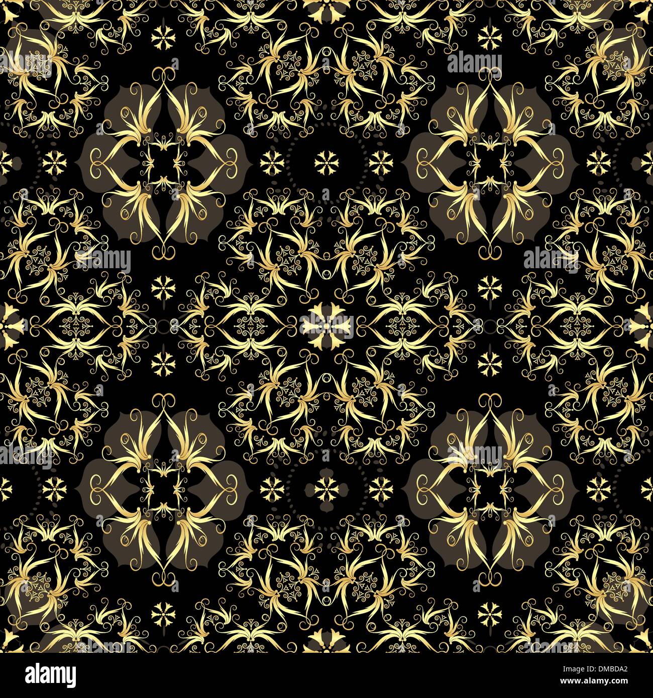 Gold pattern Immagini Vettoriali Stock - Alamy