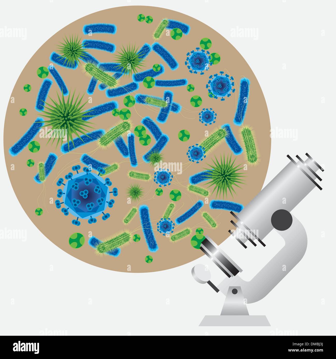 Microbi microscopio immagini e fotografie stock ad alta risoluzione - Alamy