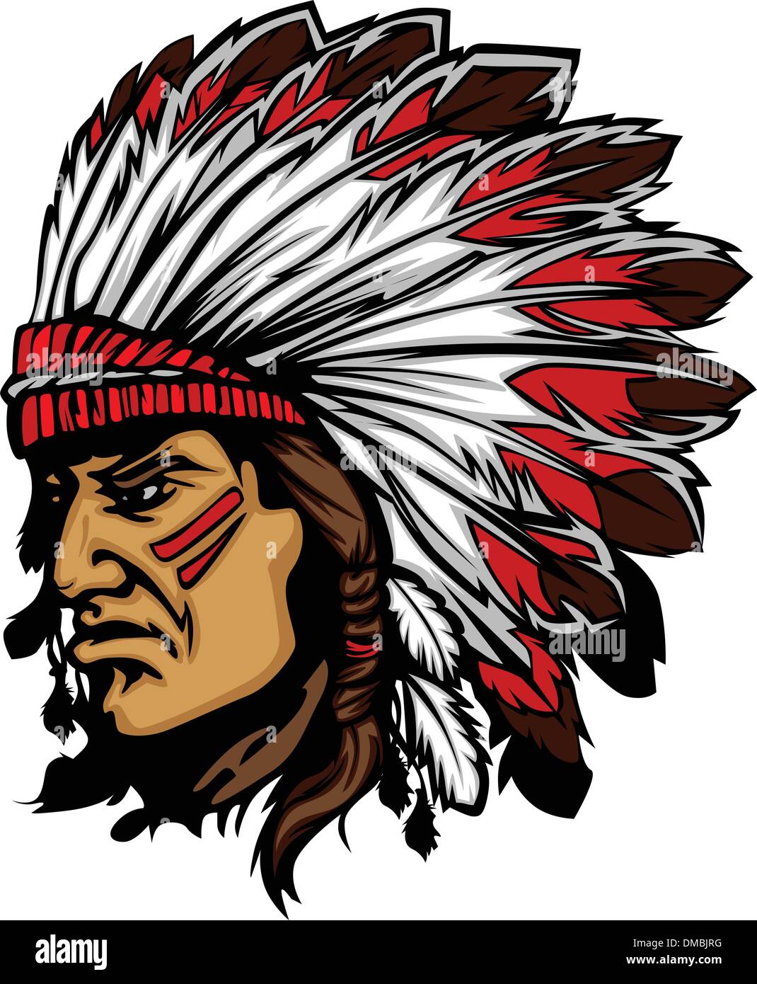 Faccia indiano Immagini Vettoriali Stock - Alamy
