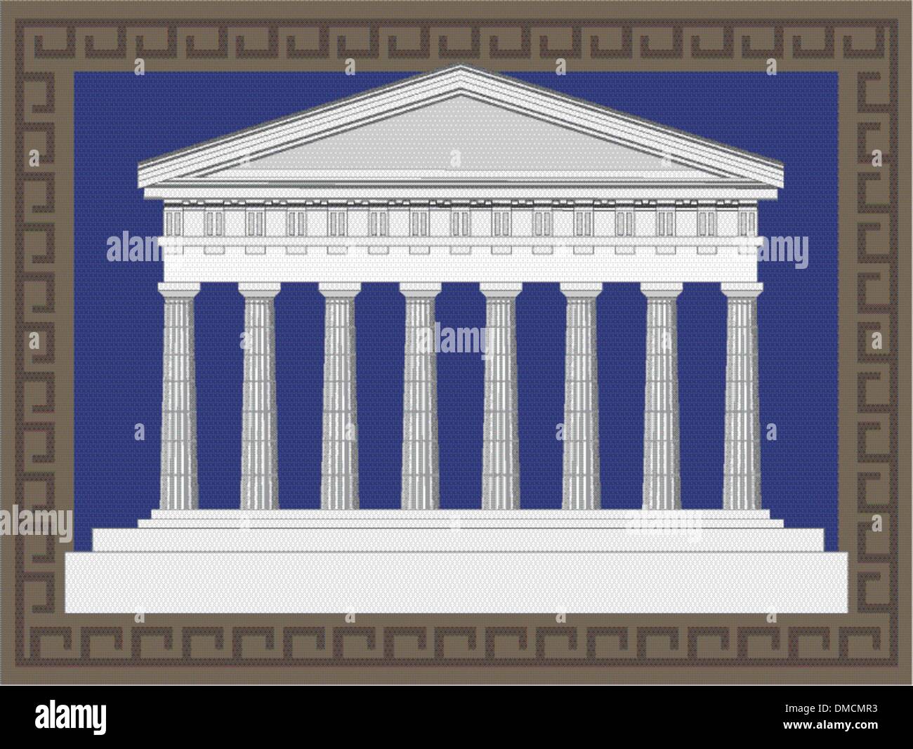 Tempio di apollo grecia Immagini Vettoriali Stock - Alamy