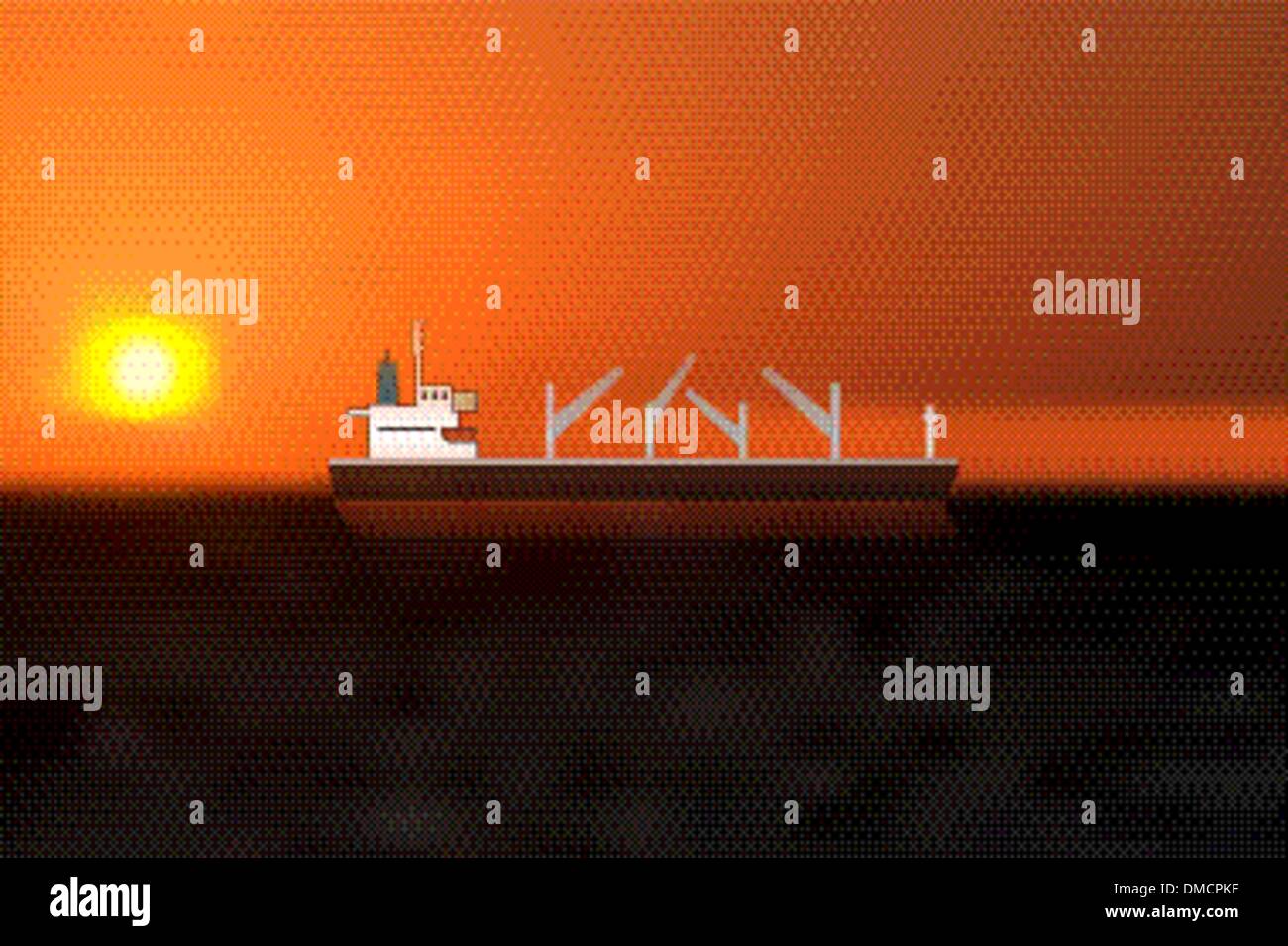 Navi alte Immagini Vettoriali Stock - Alamy