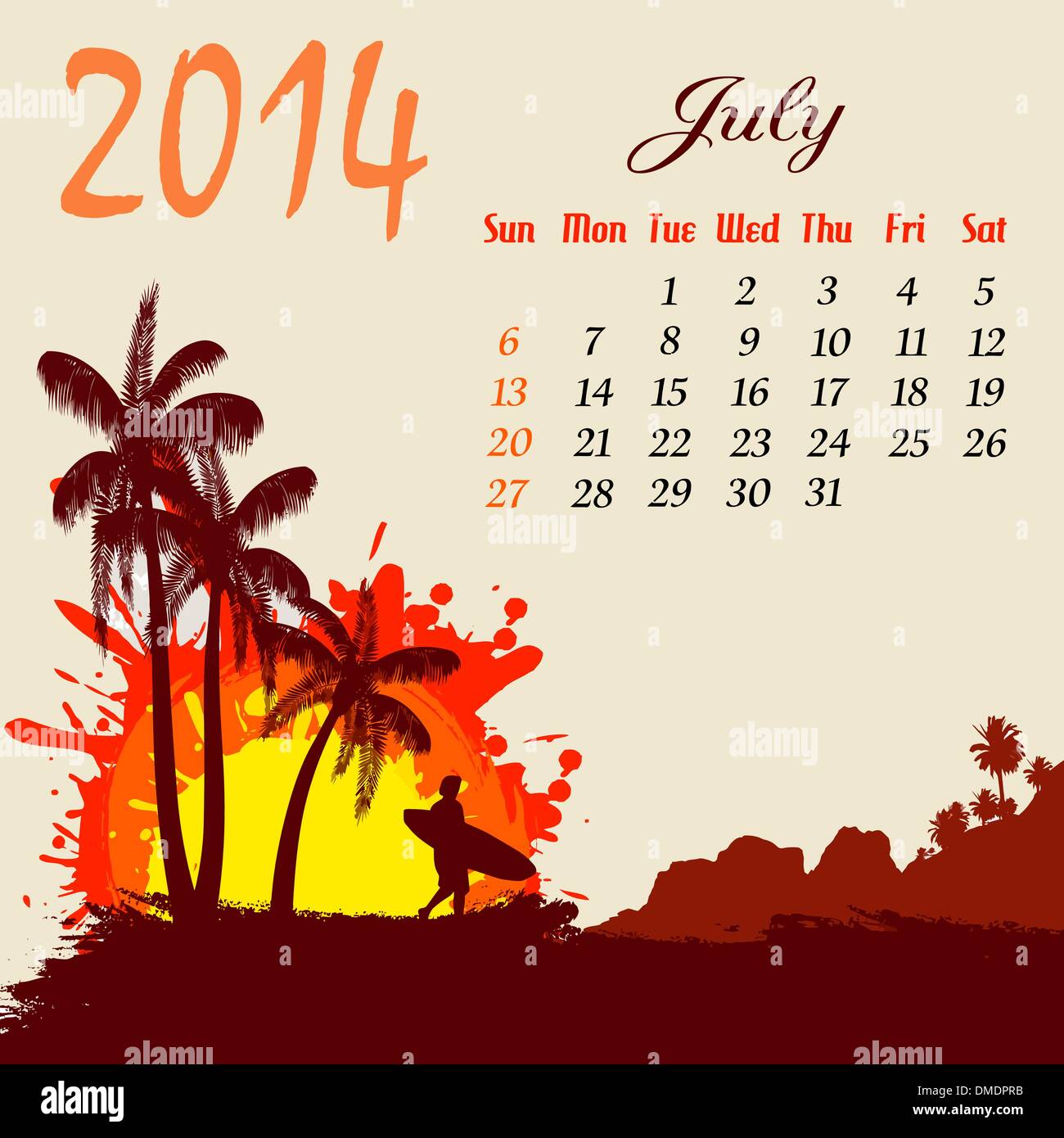 Palma da dattero disegno Immagini Vettoriali Stock - Alamy