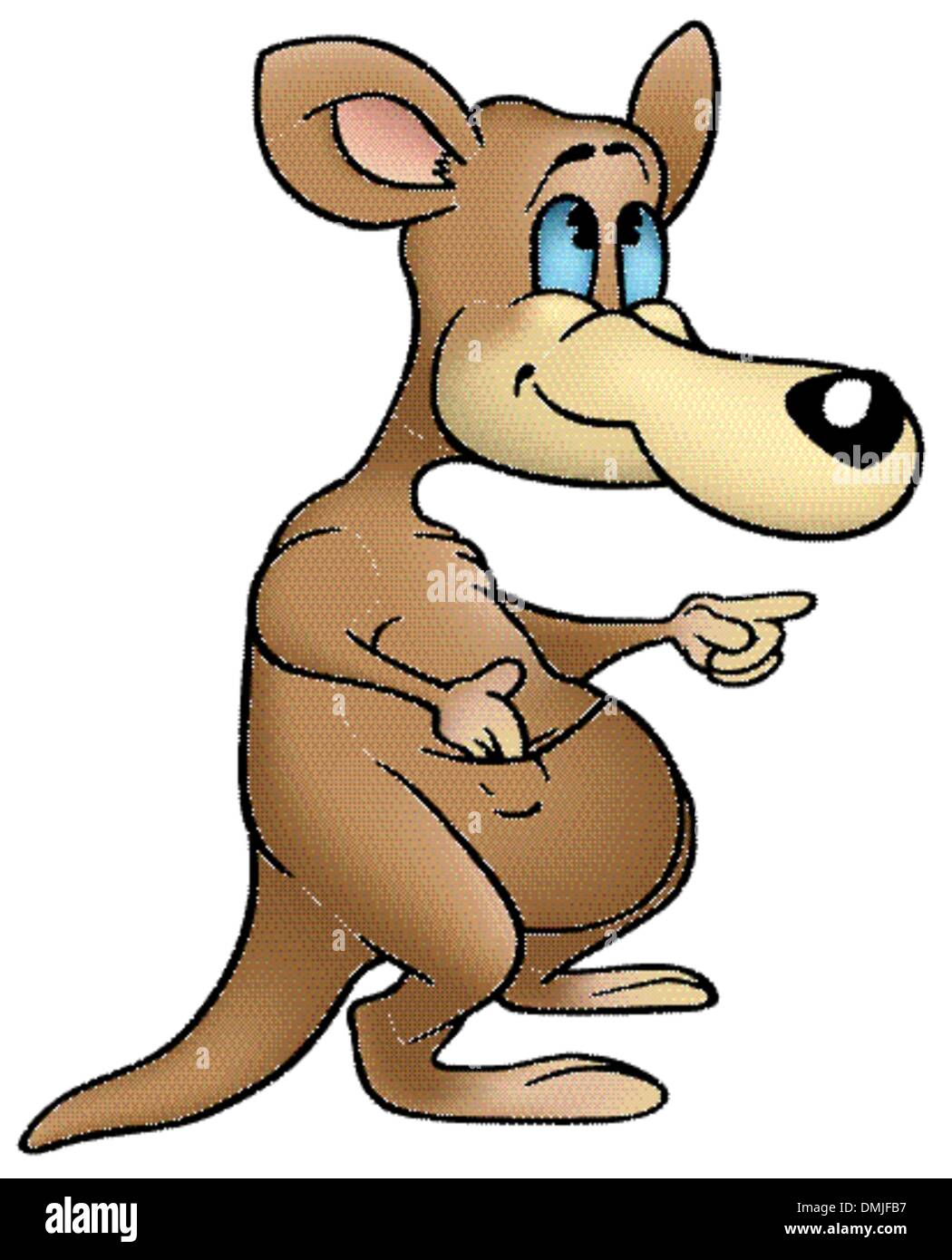 Cartone animato di canguro Immagini senza sfondo e Foto Stock ...