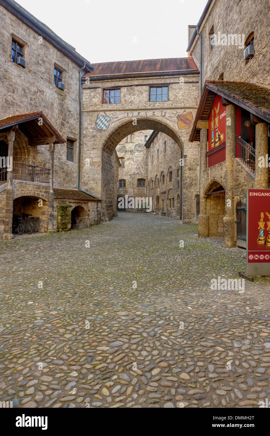 Vista del complesso del castello interno immagini e fotografie stock ad ...