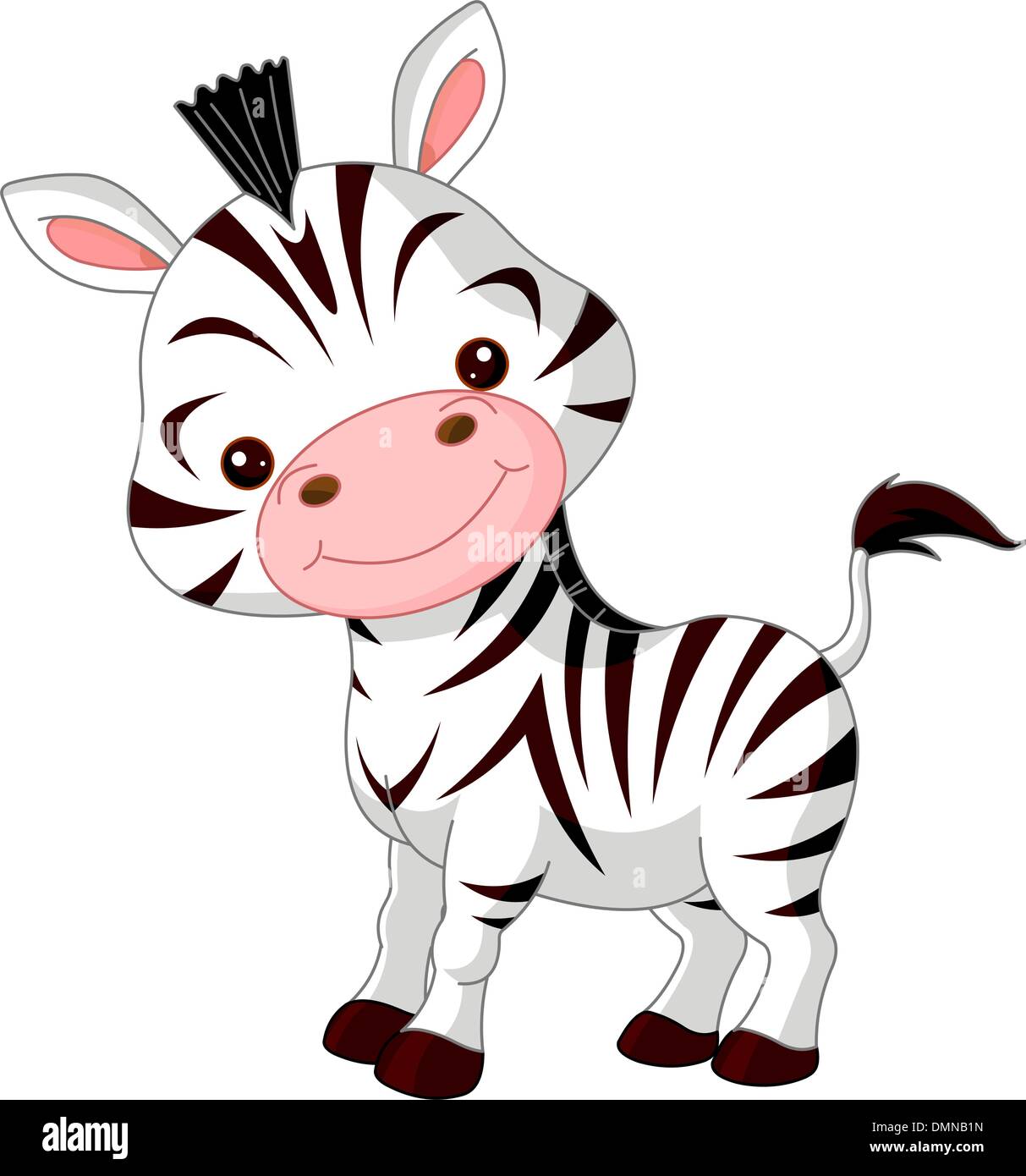 Zebra cartoon Immagini Vettoriali Stock - Alamy