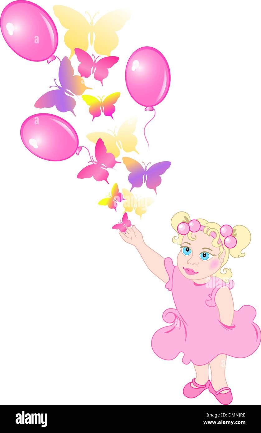 Ragazza con farfalla immagini e fotografie stock ad alta risoluzione ...