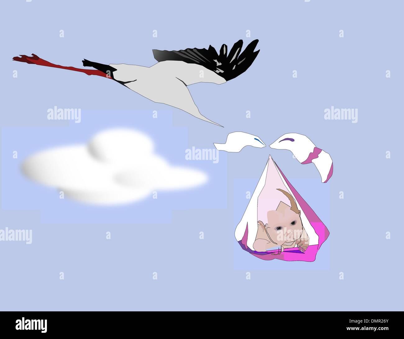 Cicogna E Bambino Immagini e Fotos Stock - Alamy