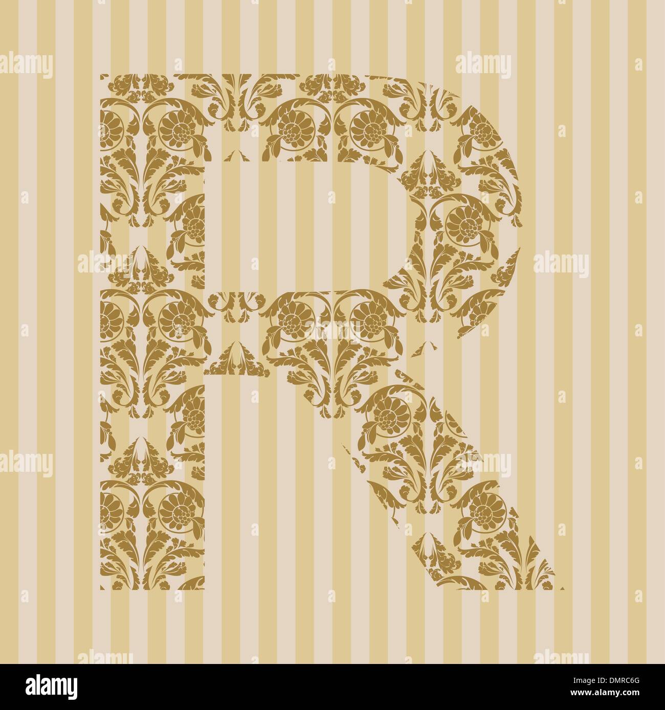 Victorian font Immagini Vettoriali Stock - Alamy