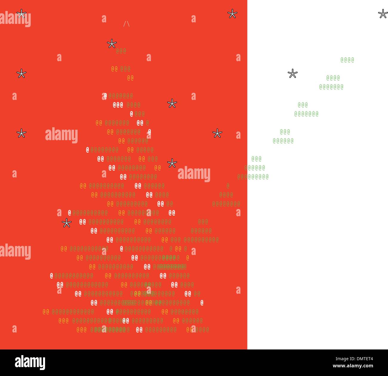 Ascii arte sfondo Immagini Vettoriali Stock - Alamy