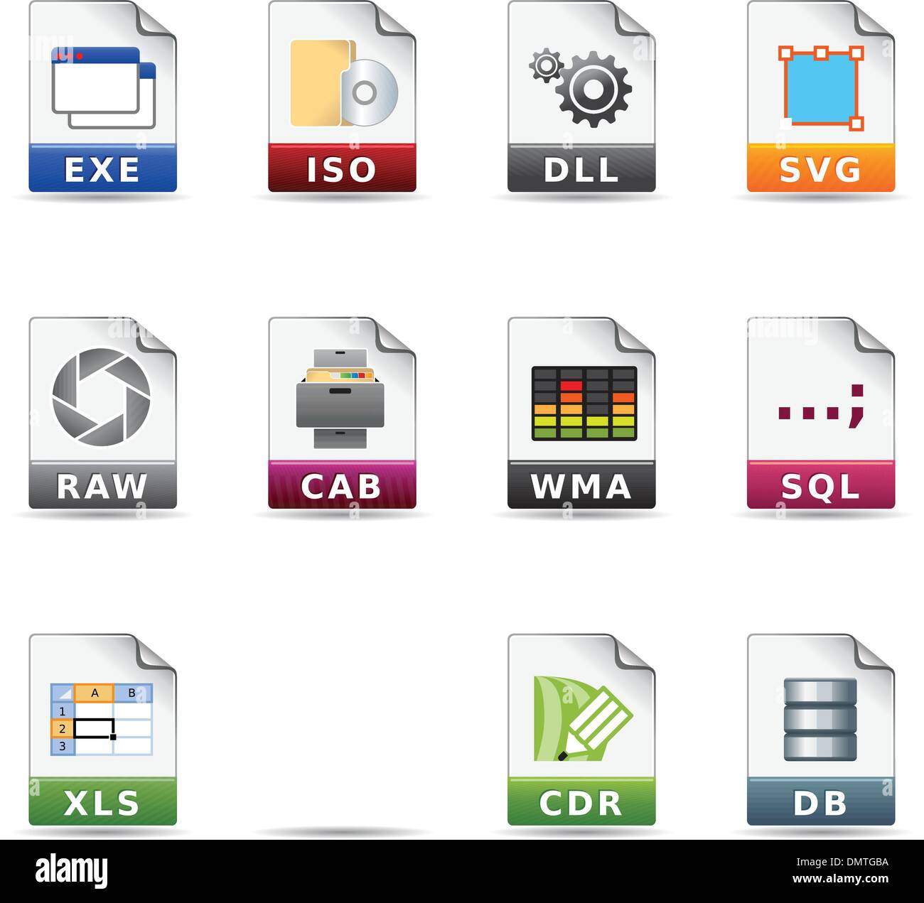 Tipi di file Immagini Vettoriali Stock - Alamy
