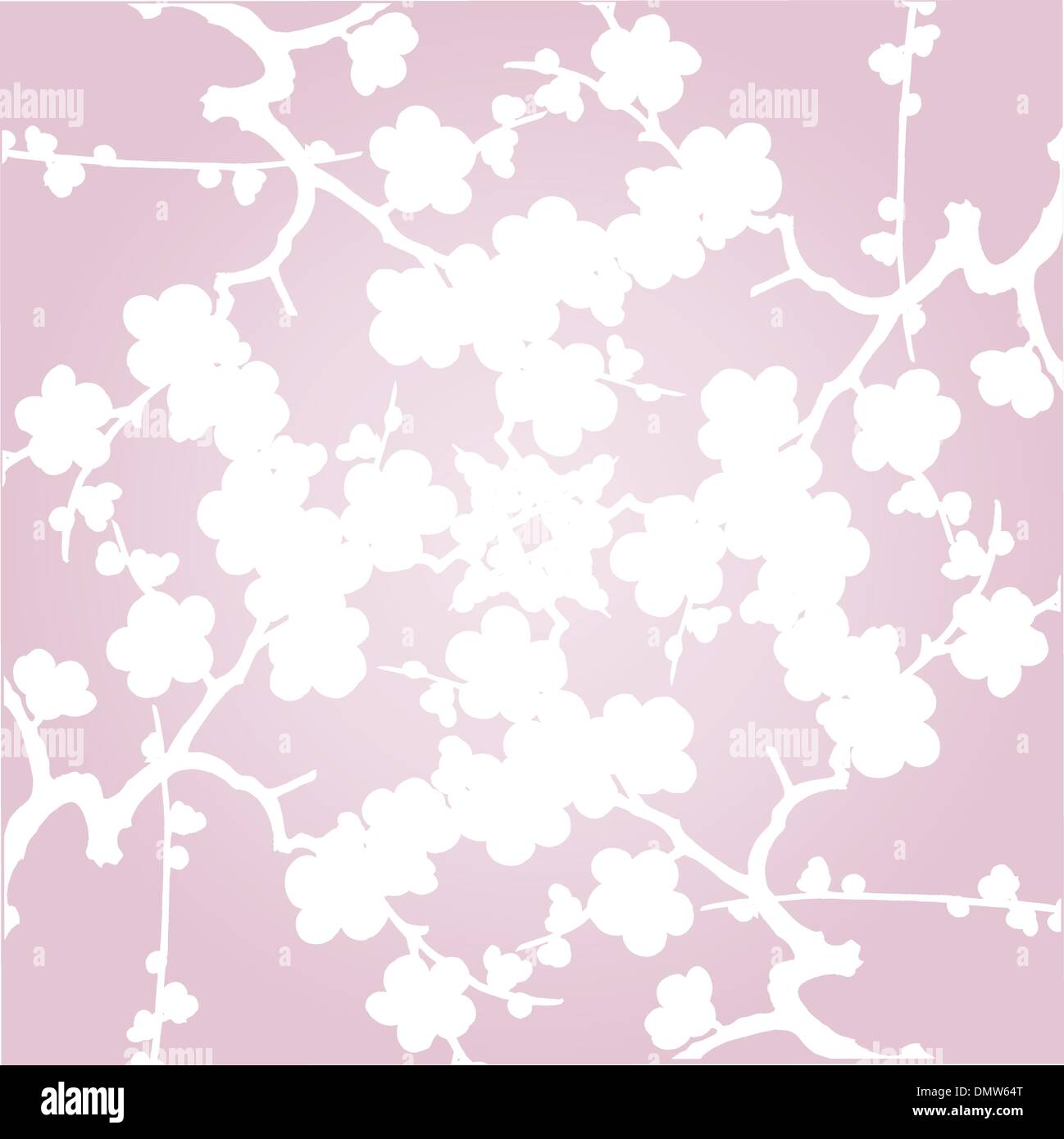 Verde fiori rosa sfondo verde Immagini Vettoriali Stock - Alamy