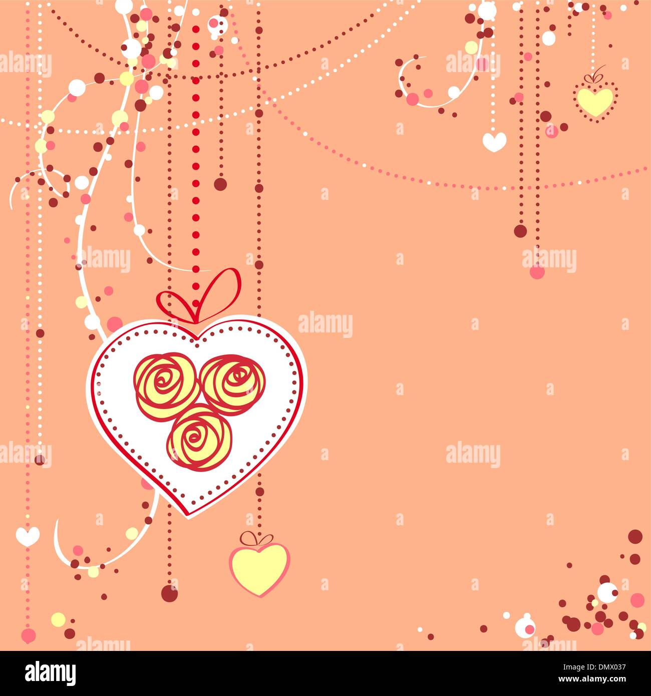 Carta di san valentino Immagini Vettoriali Stock - Alamy