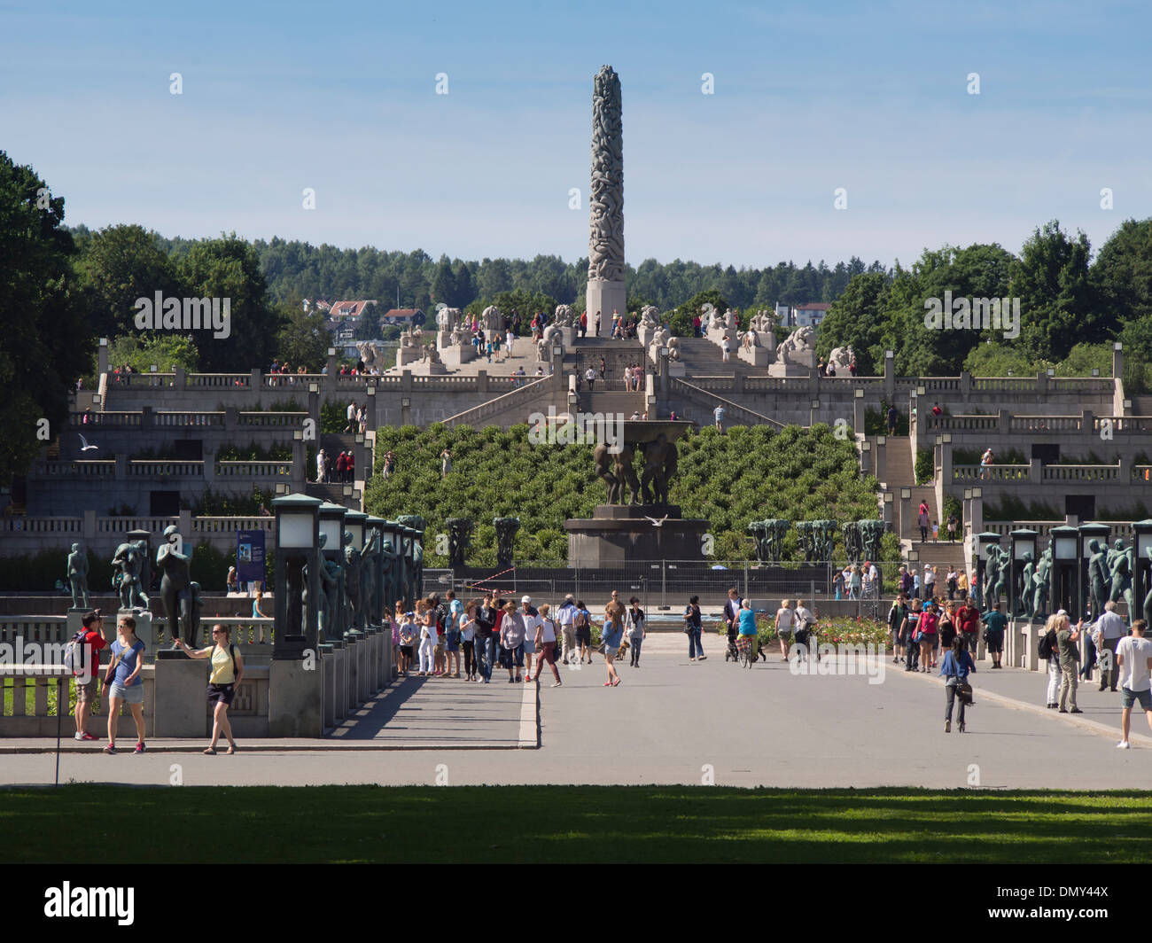 Monolith monolitten vigeland park oslo immagini e fotografie stock ad ...